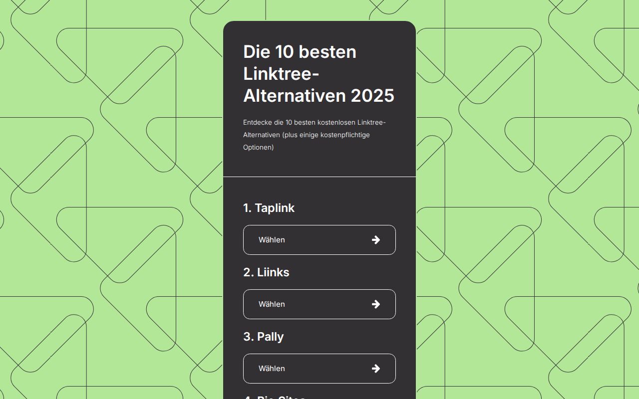 Besten Linktree Alternativen